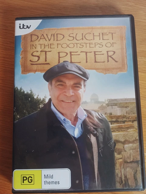 ITV DAVID SUCHET In The Footsteps Of St Paul + St Peter Region 4 DVDs ...
