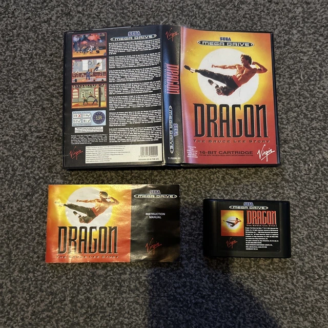 SEGA MEGA DRIVE - Dragon, The Bruce Lee Story COMPLET avec cartouche et ...