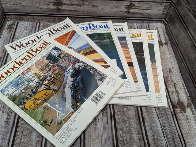 6 BACK ISSUES Of Wooden Boat Magazine £18.63 - PicClick UK