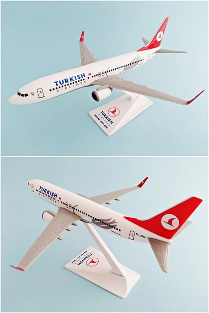 TURKISH AIRLINES SCALE 1-200 model Boeing B737-800 TC-JGM Türk Hava ...