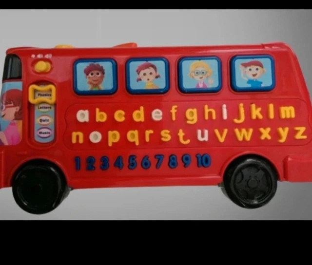 VTECH MUSICAL PLAYTIME bus with phonics £15.00 - PicClick UK
