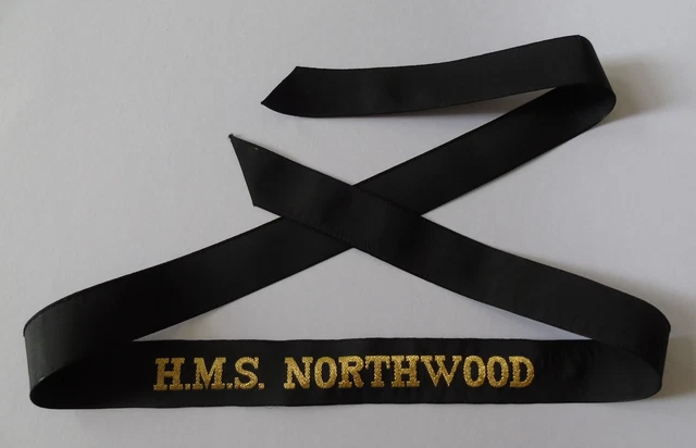 ROYAL NAVY CAP Tally - HMS NORTHWOOD - Royal Naval Reserve £6.99 ...
