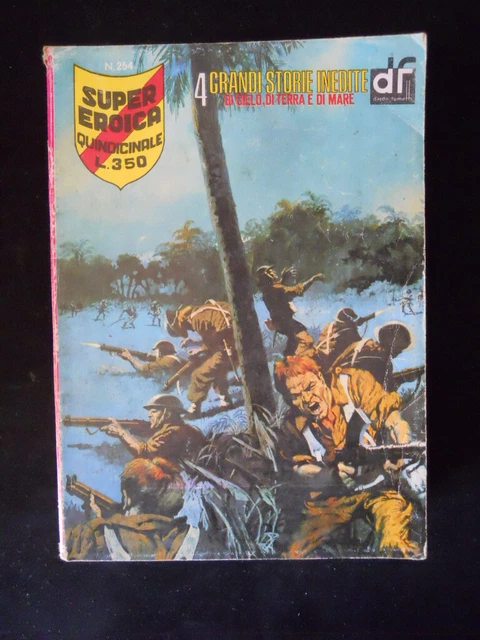 SUPER EROICA N°254 1976 fumetto di Guerra edizioni Dardo [G760B] EUR 2,20 - PicClick FR
