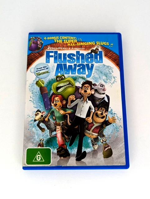 FLUSHED AWAY: DREAMWORKS Hugh Jackman Kate Winslet Ian McKellen (DVD ...