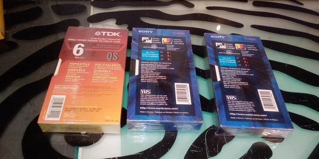 11 VHS BLANK Video Tapes T-120 & 9 Blank Audio Cassettes Sony Fuji TDK ...