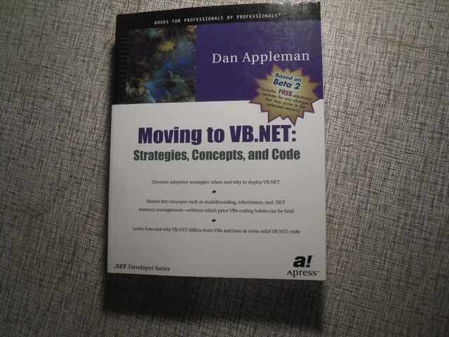 MOVING TO VB.NET Strategies Concepts & Code Comp Sci Book by Dan ...