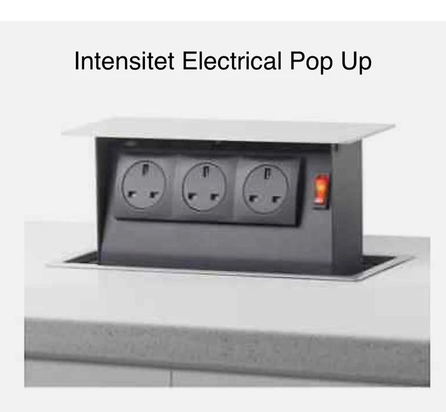 IKEA INTENSITET S Box Soft Opening Pop Up Electric Plug Socket 602.950. ...