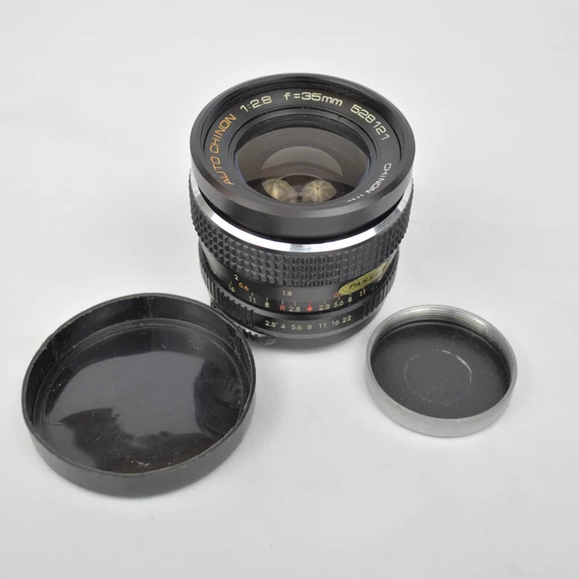 AUTO CHINON 35MM F2.8 M42 Screw Mount Lens w/caps $22.50 - PicClick