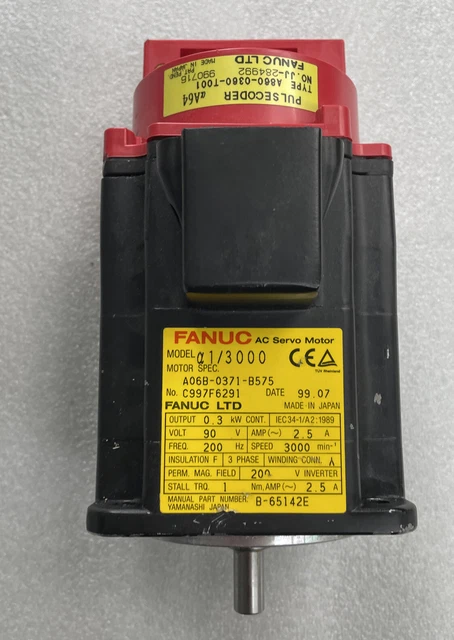 FANUC MOTOR SYNCHRONOUS Motor AC Servo Servo Motor A06B-0371-B575 £232.03 - PicClick UK