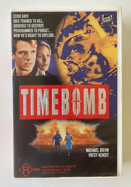 TIMEBOMB [VHS] CBS Fox Video Big Box Ex-Rental Tape 1991 Sci-Fi Action ...
