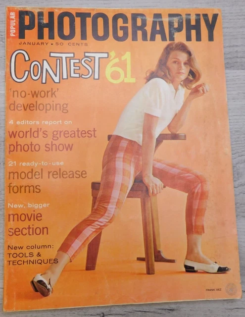 POPULAR PHOTOGRAPHY CONTEST '61 Jan 1961 Volume 48 No 1 Photos Vintage ...