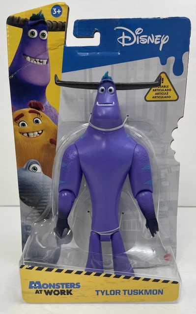 DISNEY PIXAR MONSTERS at Work TYLOR TUSKMON Posable 8" Action Figure ...