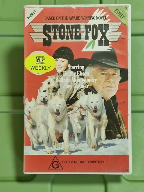 STONE FOX 1987 Vhs Based On The Award Winning Novel Rare Watched Works ...