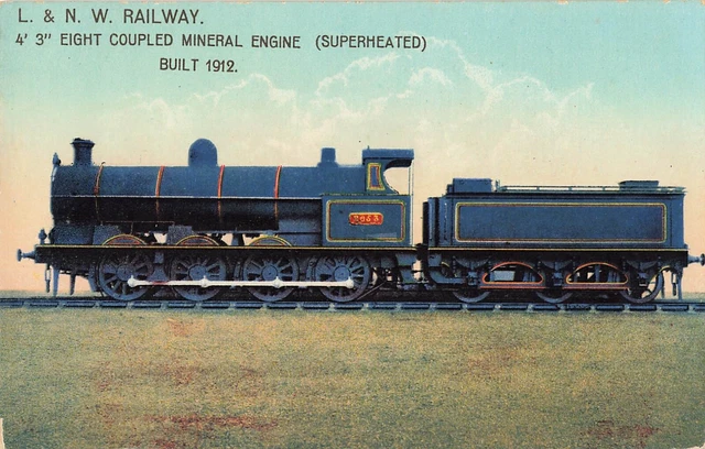 VINTAGE STEAM LOCOMOTIVE Postcard - #2653 L & N.W Railway (R5) £4.99 ...
