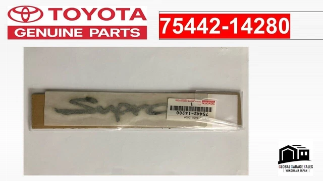 TOYOTA OEM 75442-14280 JZA80 93-02 SUPRA MK4 Heckaufkleber Abzeichen ...