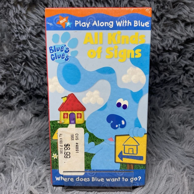 BLUES CLUES - All Kinds of Signs (VHS, 2001) £16.01 - PicClick UK