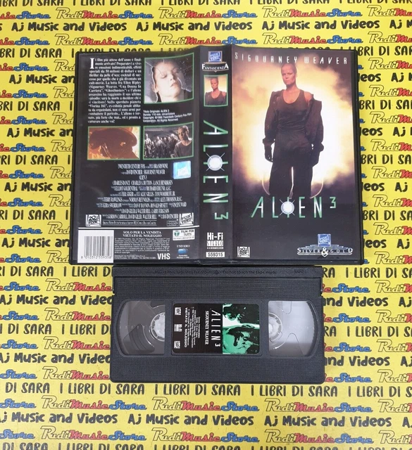 VHS FILM ALIEN 3 1992 sigourney weaver 20TH CENTURY FOX 559315 (F68 ...
