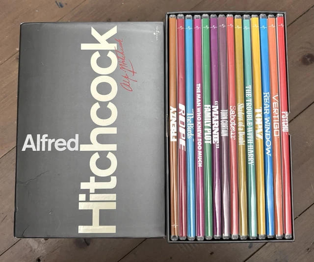 ALFRED HITCHCOCK COLLECTION 14 Film DVD Box Set, Used But Great ...