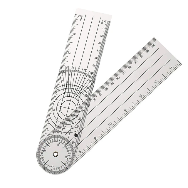 PHYSICAL GONIOMETER ANGLE Ruler Definition Spinal Goniometer Angle ...