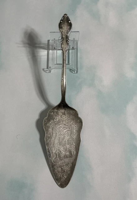 VINTAGE INTERNATIONAL SILVERPLATE “Mother” Cake Slice, Server, Mother ...