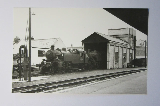RWY663 - 1962 Locomotive 41320 at EXMOUTH Railway Yard Shed - Real ...