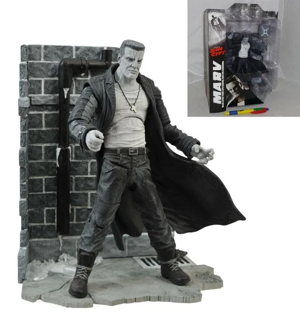 SIN CITY RARE Figure Deluxe Diorama Marv Original Officiel DIAMOND ...