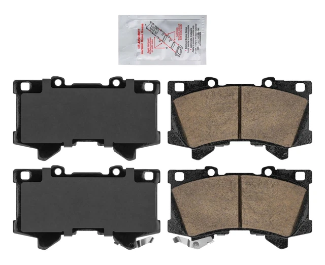 FOR TOYOTA TUNDRA 2022-2024 Front Ceramic Disc Brake Pads Hardware ...