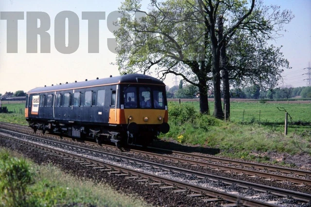 35MM SLIDE BR British Rail Diesel Railcar Class 122 55012 Water Orton ...