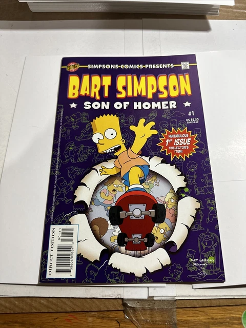 SIMPSONS COMICS PRESENTS BART SIMPSON SON OF HOMER #1, milieu/haute année 2000 EUR 14,51 ...
