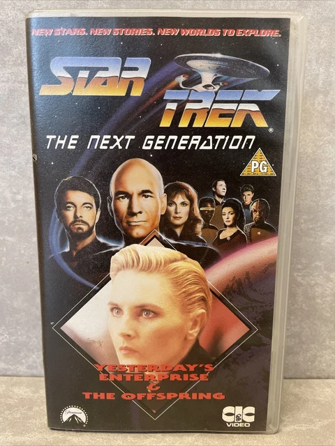 VHS VIDEO STAR Trek The Next Generation Yesterday's Enterprise + The ...