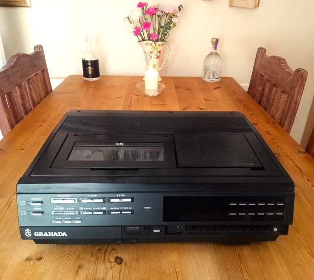 GRANADA VHS PLAYER VHSXH3 Top Loader PROGRAMMABLE VHS Cassette Recorder ...
