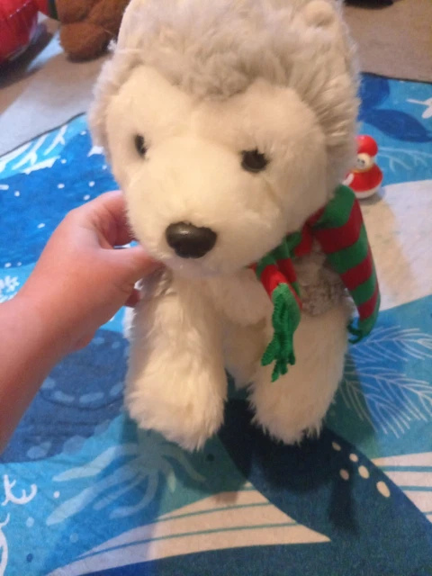 TY HUSKY COLLECTABLE Husky Scarf Plush Toy Dog Stuffed Animal Soft Toy ...