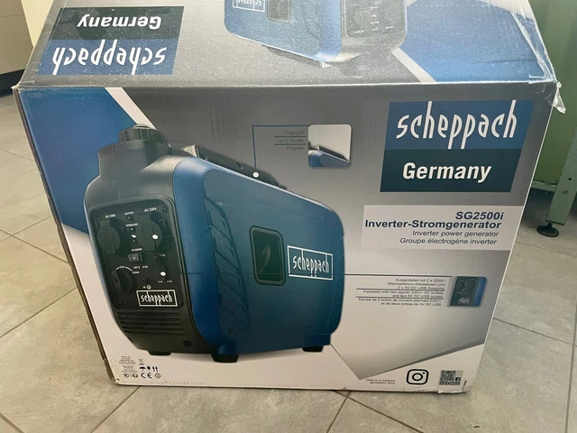 SCHEPPACH INVERTER STROMERZEUGER SG2500i 4-Takt Generator ... SCHEPPACH INVERTER STROMERZEUGER SG2500i 4-Takt Generator ...