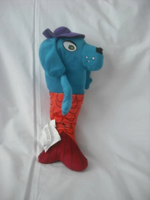 IKEA SAGOSKATT 2021 dog fish merman soft toy plush 14" £7.99 - PicClick UK