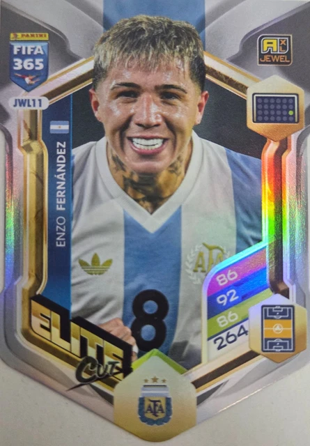 PANINI 365 2026 JWL11 Elite Cut Enzo Fernández Argentina EUR 1,00 ...