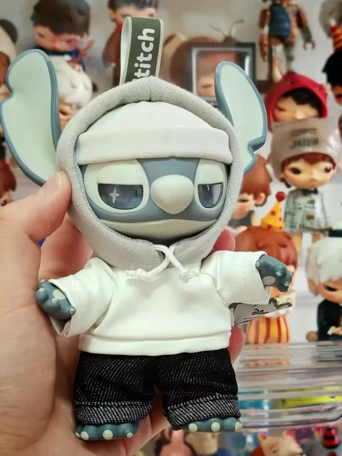 AUTHENTIC MINISO DISNEY Stitch Blind Box GenZ Street Vinyl Plush Doll ...