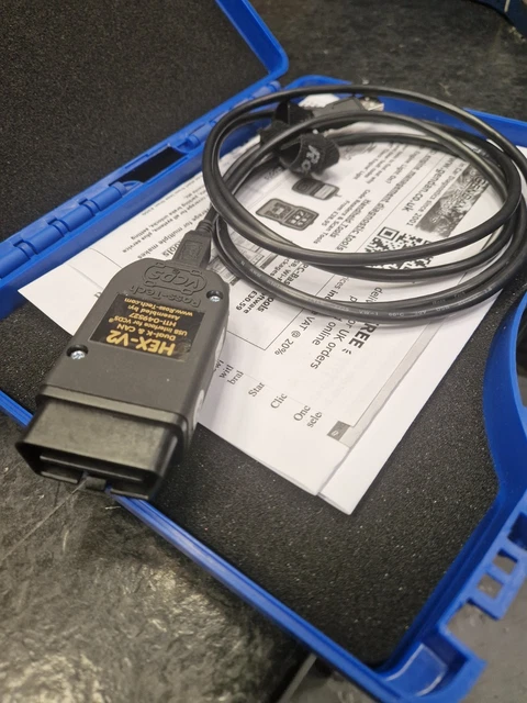 GENUINE ROSS TECH HEX-V2 USB VCDS Diagnostic tool. One used VIN, two ...