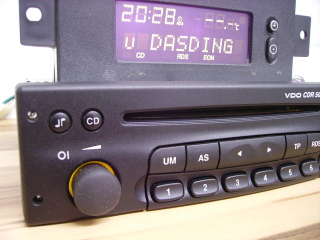 AUTORADIO CD OPEL CDR 500 CDR500 Corsa ASTRA OMEGA Vectra Tigra model B ...