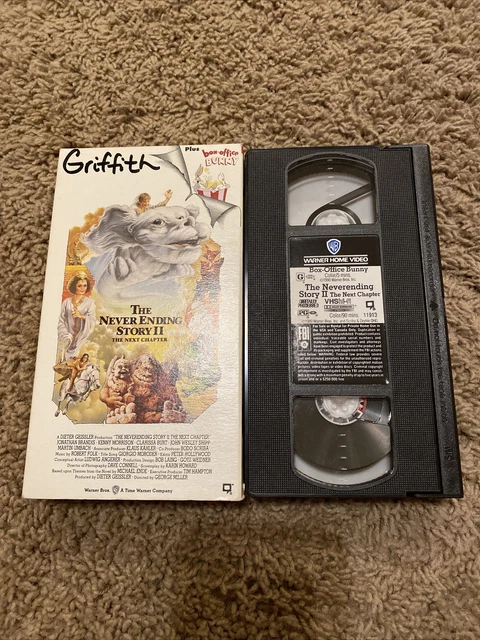 THE NEVERENDING STORY 2: The Next Chapter (VHS, 1991) With Box Office ...