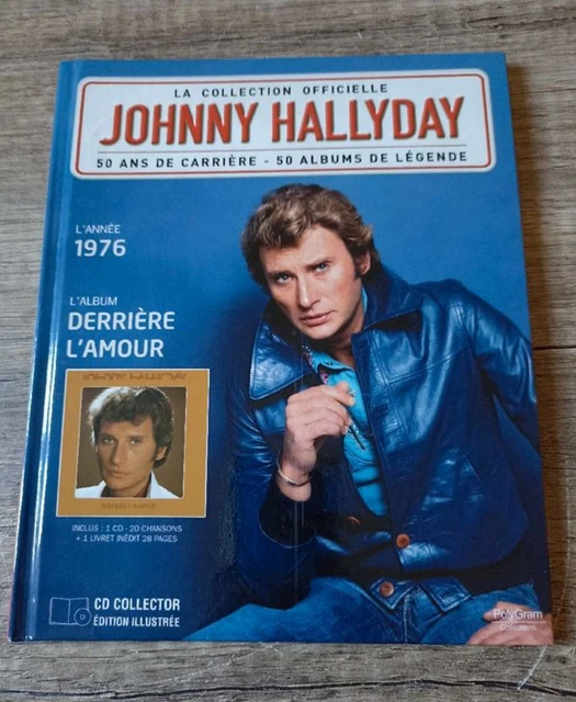 CD LIVRE JOHNNY Hallyday - la collection officielle - Derrière l'amour ...