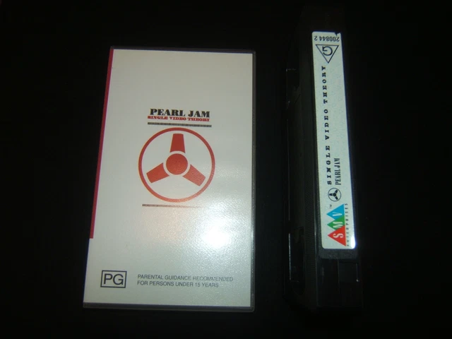 PEARL JAM SINGLE Video Theory Australian Vhs Video Pal Format $22.00 ...