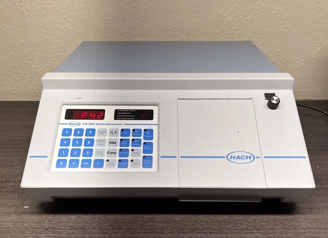 HACH DR/3000 SPECTROPHOTOMETER #TL-313 $99.99 - PicClick