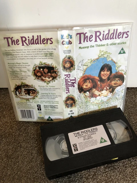 VERY RARE ‘THE Riddlers’ VHS Tape 'Mossop The Thinker and Other Stories ...