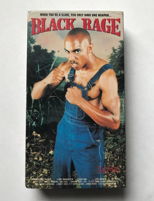 BLACK RAGE VHS Platinum Productions 70s B-Movie Blaxploitation NTSC $20 ...