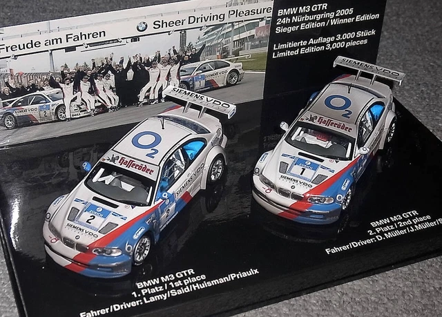 BMW M3 GTR Nurburgring 24h 1/43 Scale Model Special Weathering Edition ...