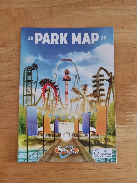 BRAND NEW 2023 THORPE PARK MAP £1.50 - PicClick UK