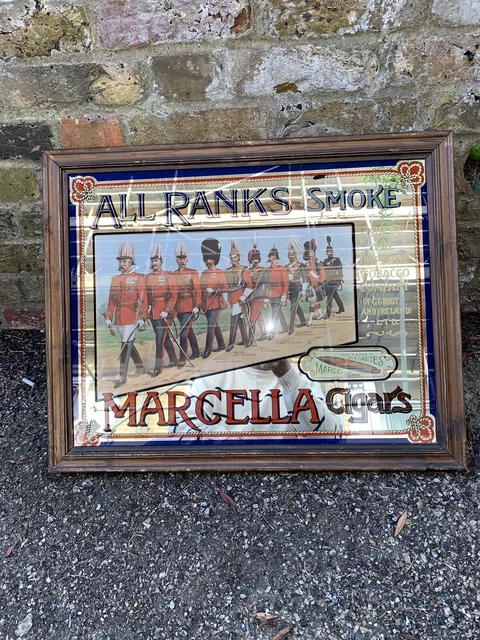 ALL RANKS SMOKE Marcella Cigars Imperial Tobacco - Advertising Mirror £ ...