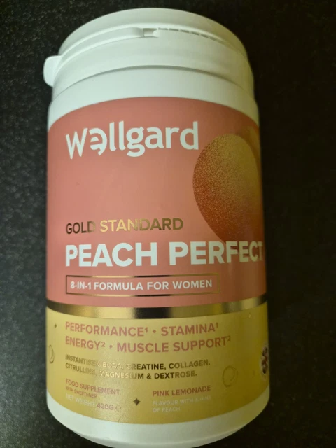 WELLGARD PEACH PERFECT Women Pink Lemonade Flavour Creatine Collagen ...