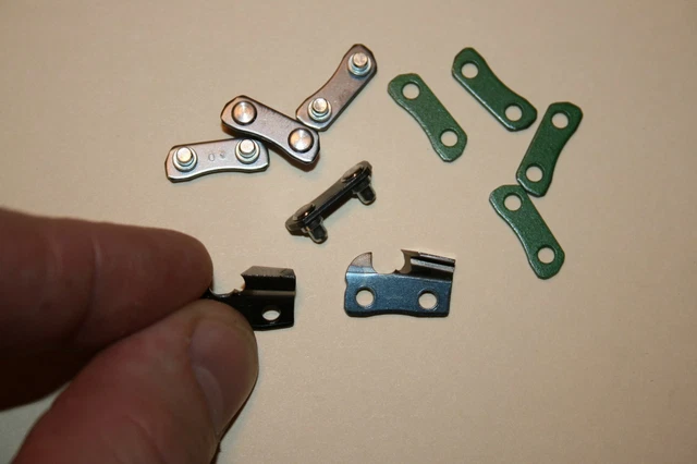 STIHL .043 GAUGE 3/8 sawchain Links Preset tie straps +2 cutters, chain ...