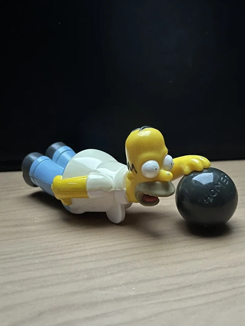 THE SIMPSONS FOX Pullback Figure - Homer Simpson Bowling (2003) £7.00 ...